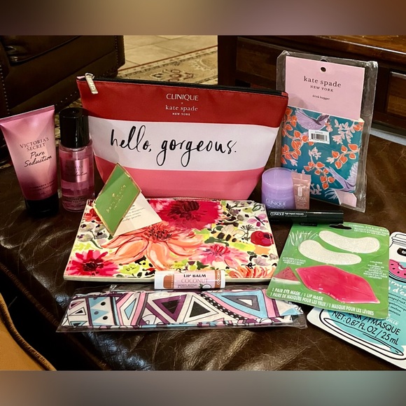 kate spade | Bags | Kate Spade Clinique Nwt 2 Item Bundle Includes 4 ...